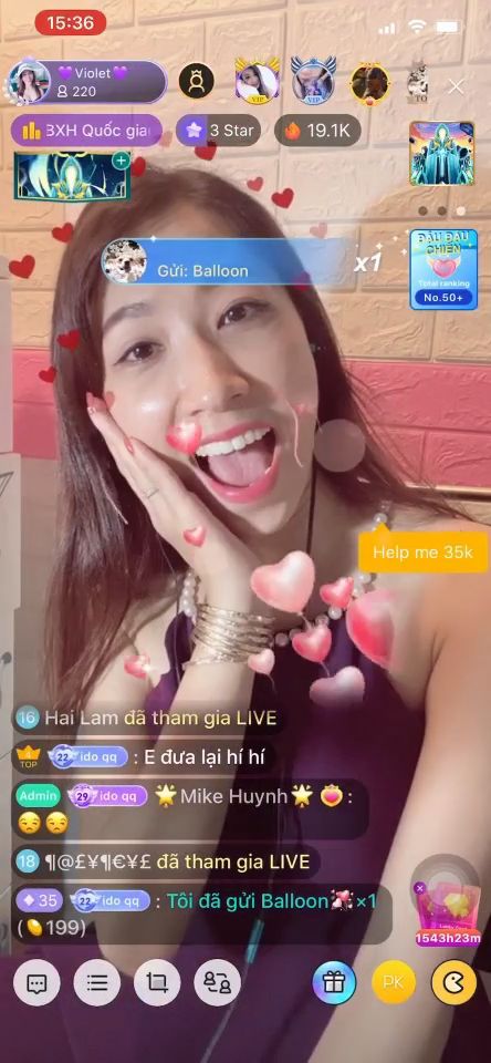 Violet ‿💜 - BIGO LIVE Bar