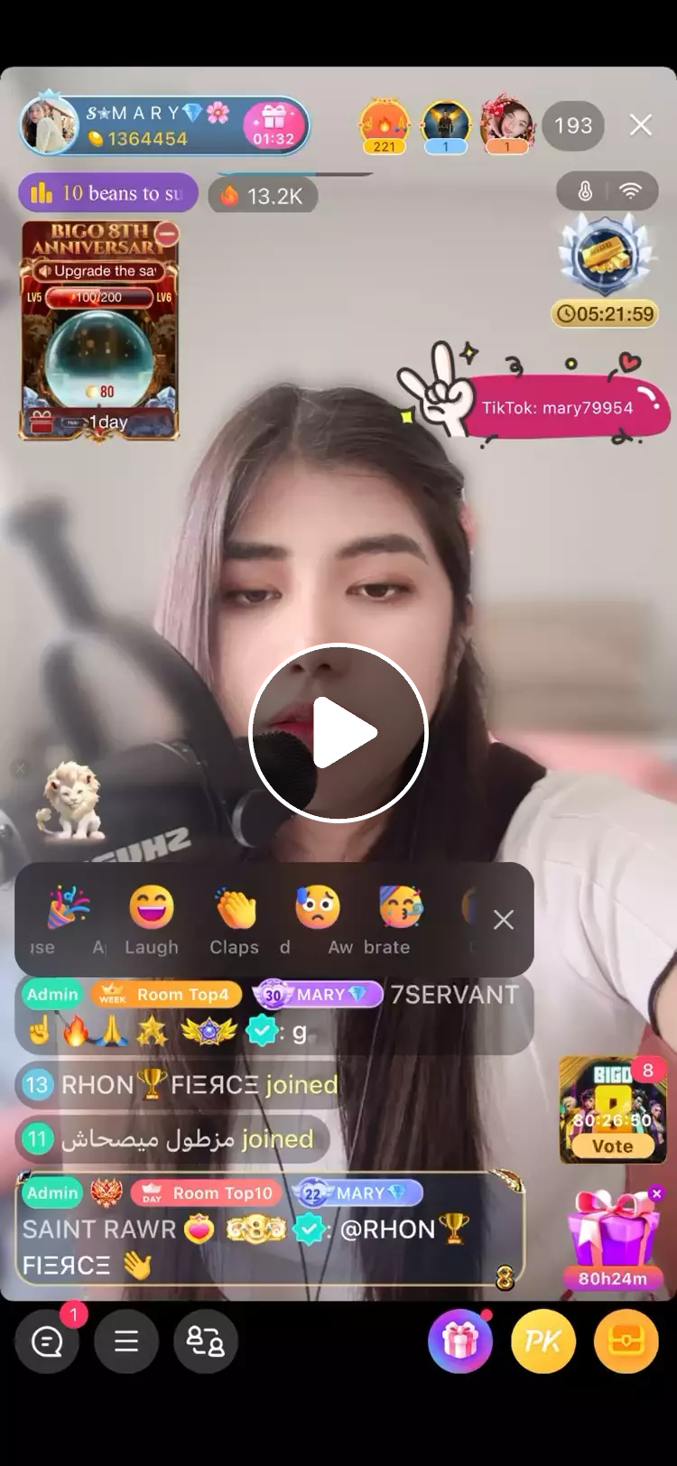 DnL🌟MARY💎 - BIGO LIVE Bar